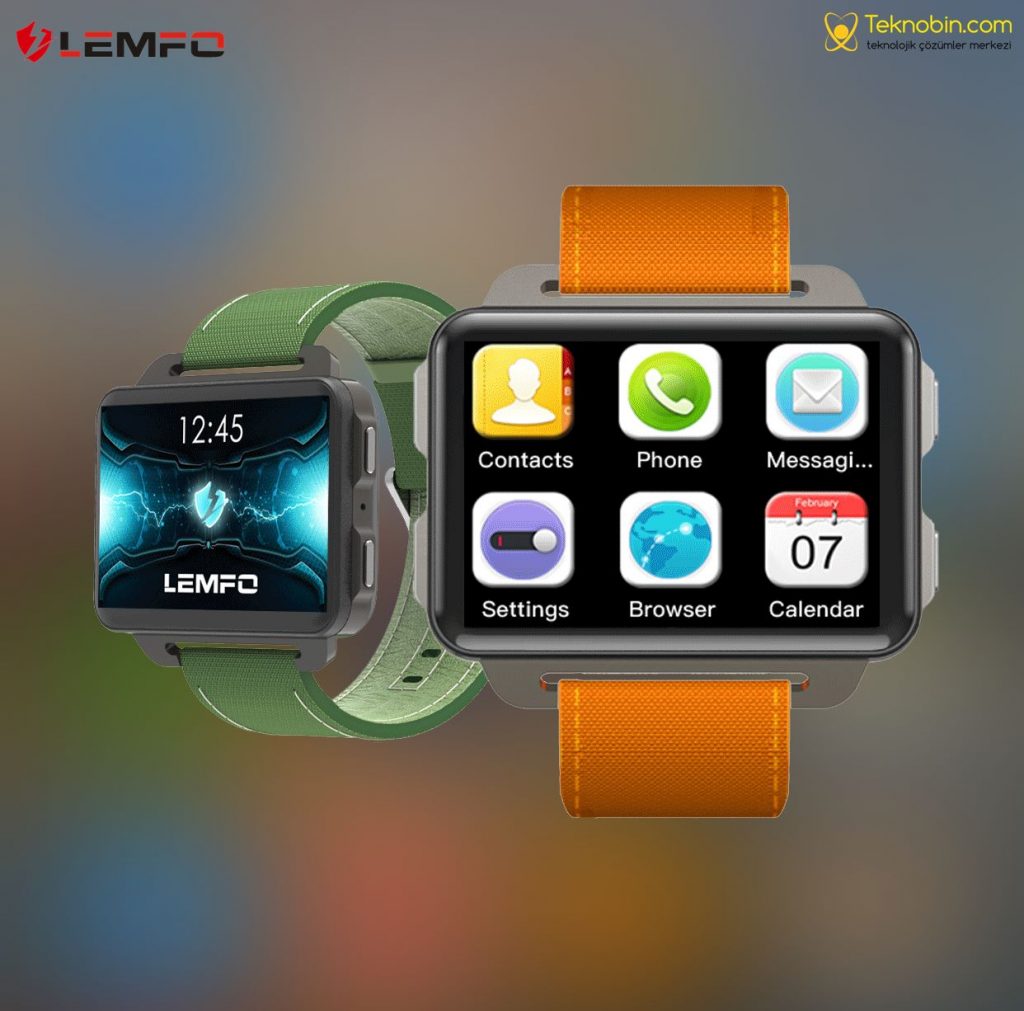 Lemfo Lem4 Pro Akıllı Saat 2.2 İnç Büyük Ekranlı - Teknobin Global