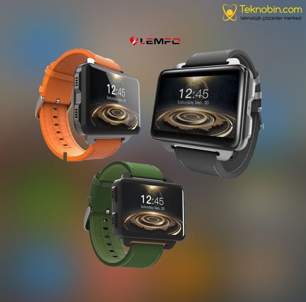 Lemfo Lem4 Pro Akıllı Saat 2.2 İnç Büyük Ekranlı - Teknobin Global