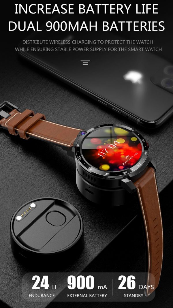 LEMFO LEM12 PRO 4GB 64GB Android 10 Projeksiyon Özellikli Akıllı Saat - Teknobin Global