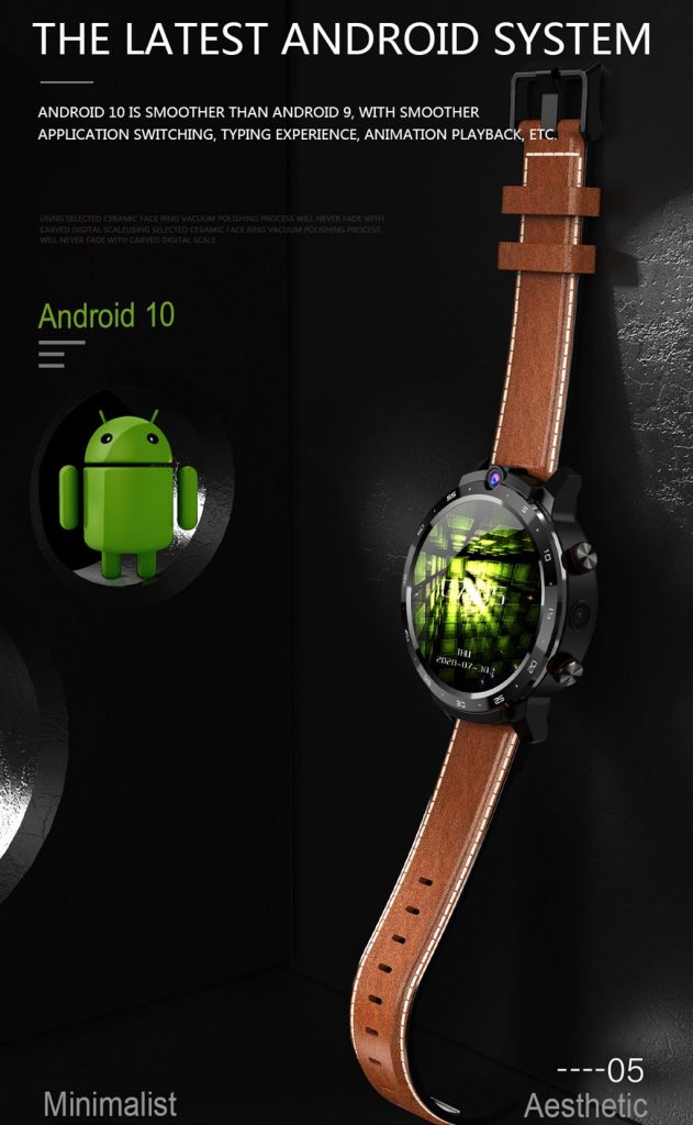 LEMFO LEM12 PRO 4GB 64GB Android 10 Projeksiyon Özellikli Akıllı Saat - Teknobin Global