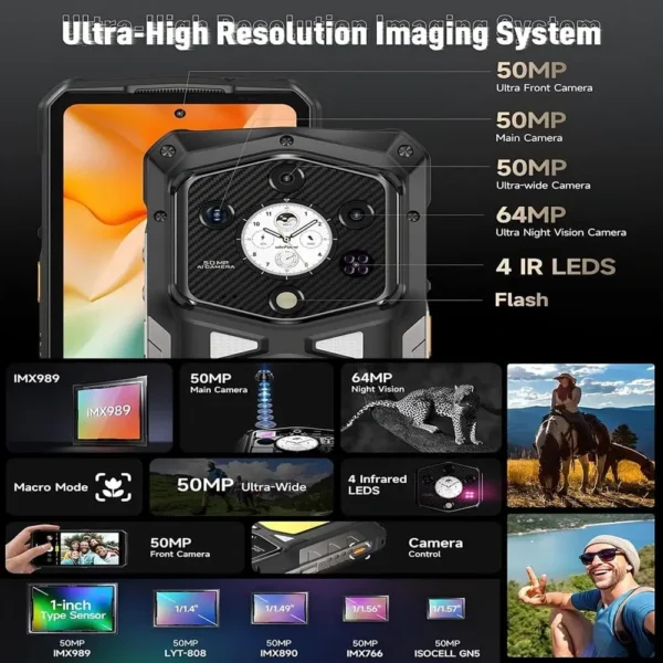 Ulefone Armor 29 Ultra 5G AI Rugged Telefon 32 GB + 1 TB